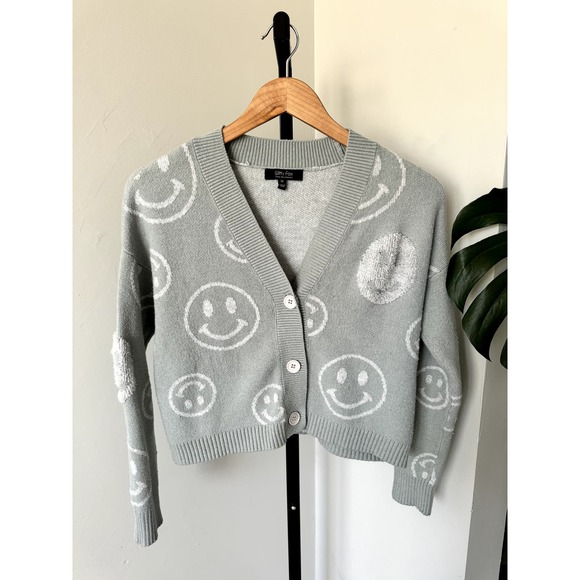 Witty Fox | Sweaters | Witty Fox Smiley Face Cardigan | Poshmark